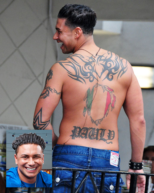 8 Male Celebrities with Tramp Stamps